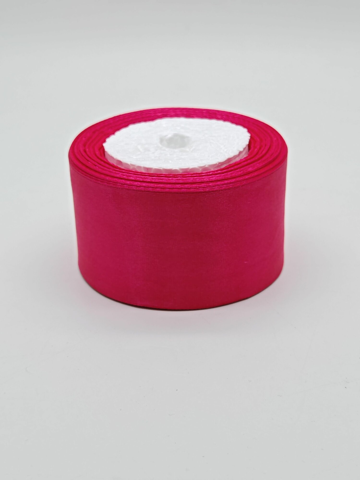 Атласная лента малиновый 40мм /25 ярдов, для шитья, упаковки подарков и декора