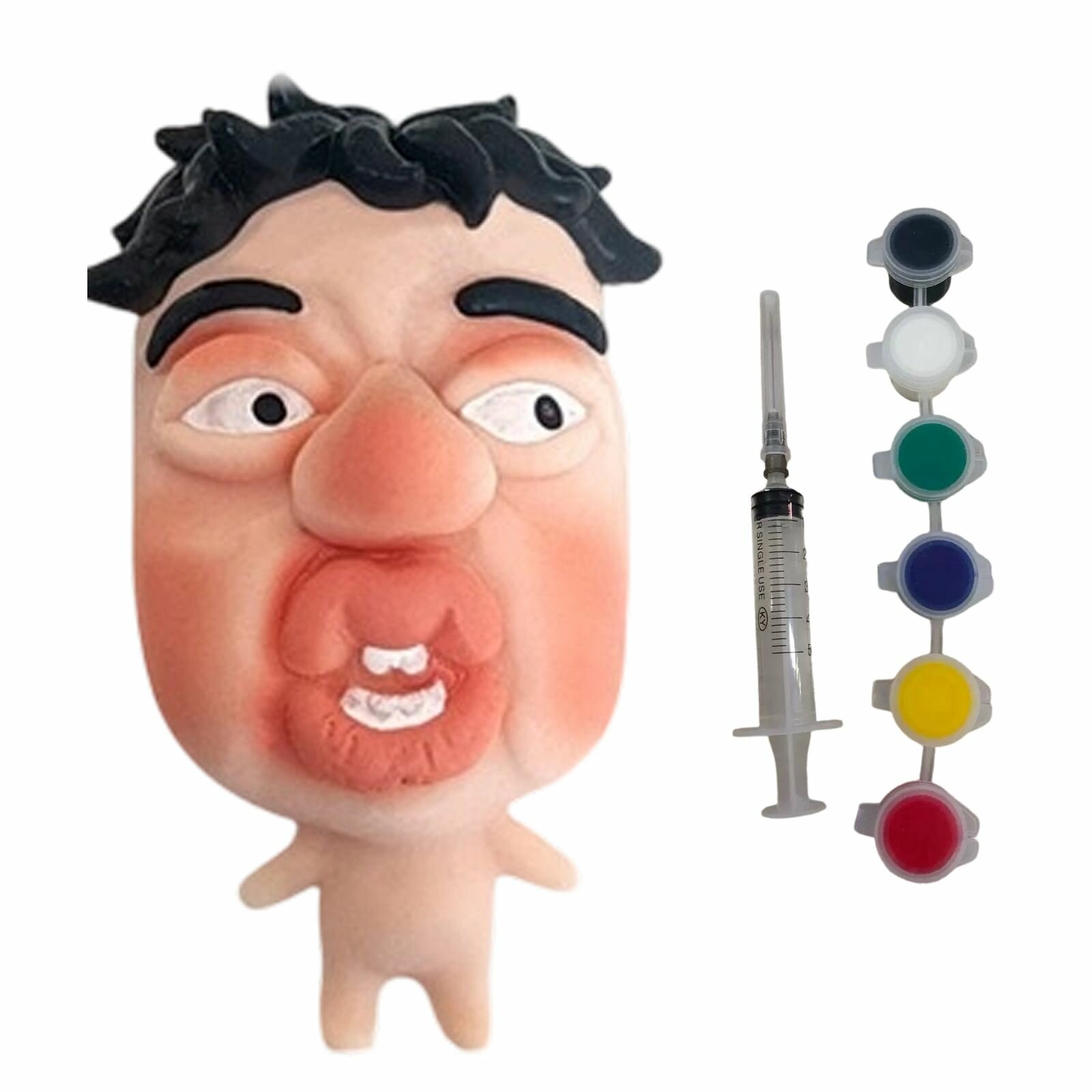 Силиконовая маска для лица снятия стресса и напряжения