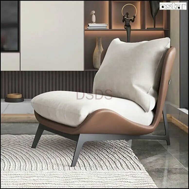 Кушетка 67х78х75 см, белый, коричневый