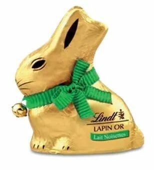 Шоколад фигурный LINDT RABBIT Hazelnuts молочный Кролик Ореховый 100г