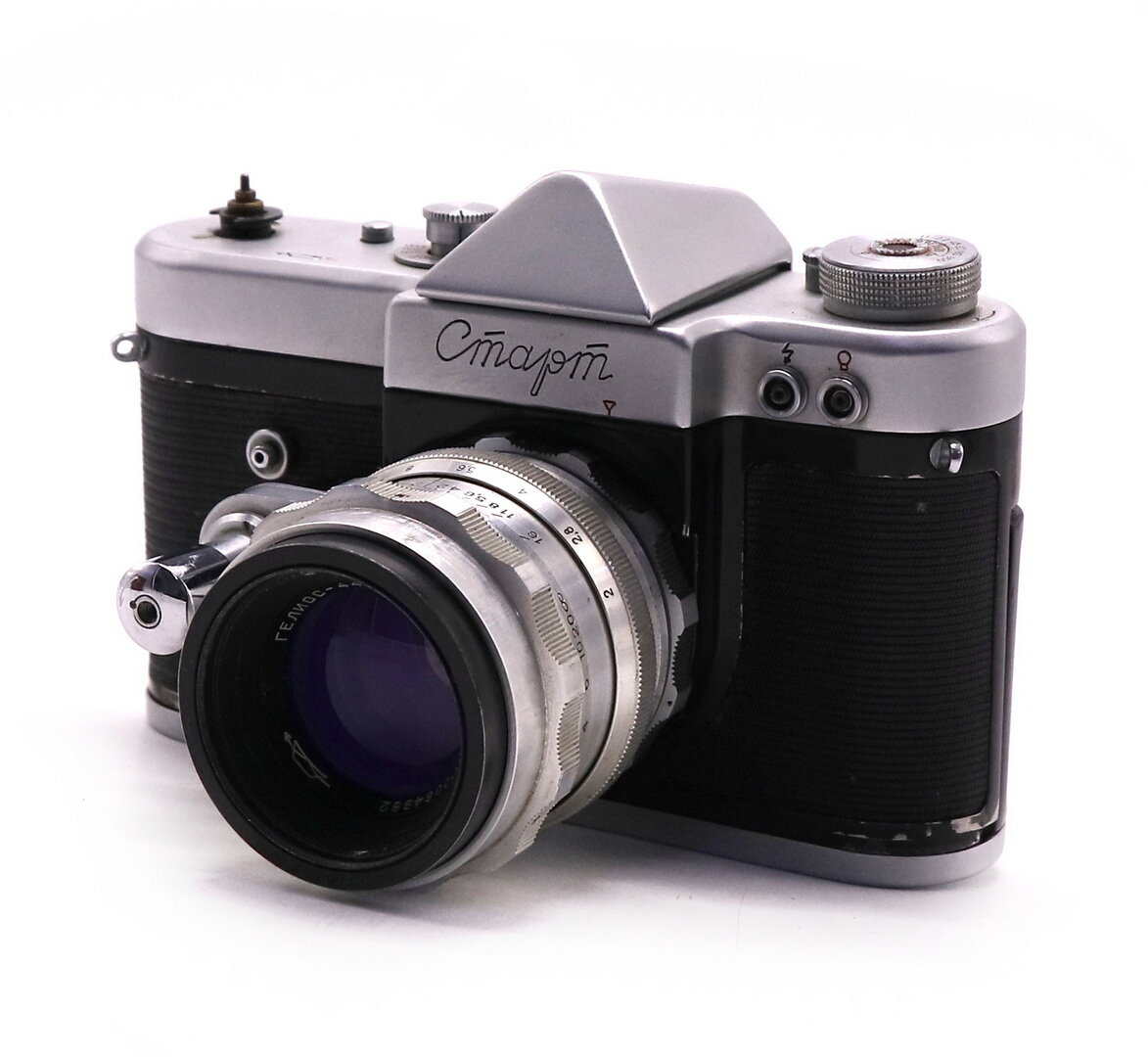 Фотаппарат Старт + Гелиос-44 (СССР, 1961г)