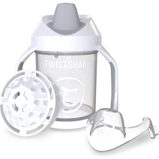 Поильник Twistshake Mini Cup. 230 мл. 4мес+, Белый (Diamond), 78053