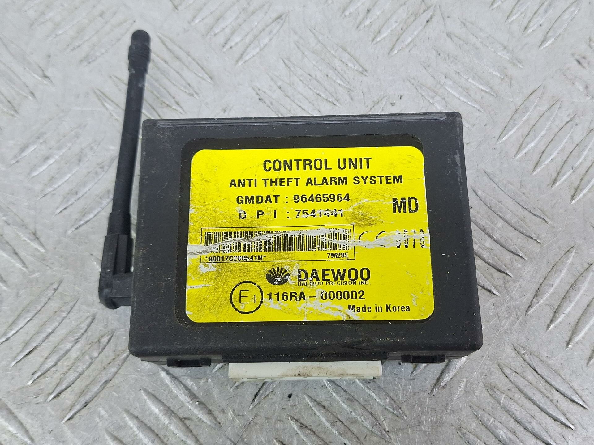 Блок иммобилайзера Chevrolet Matiz 2 рест. (2008 - 2010) 96465964