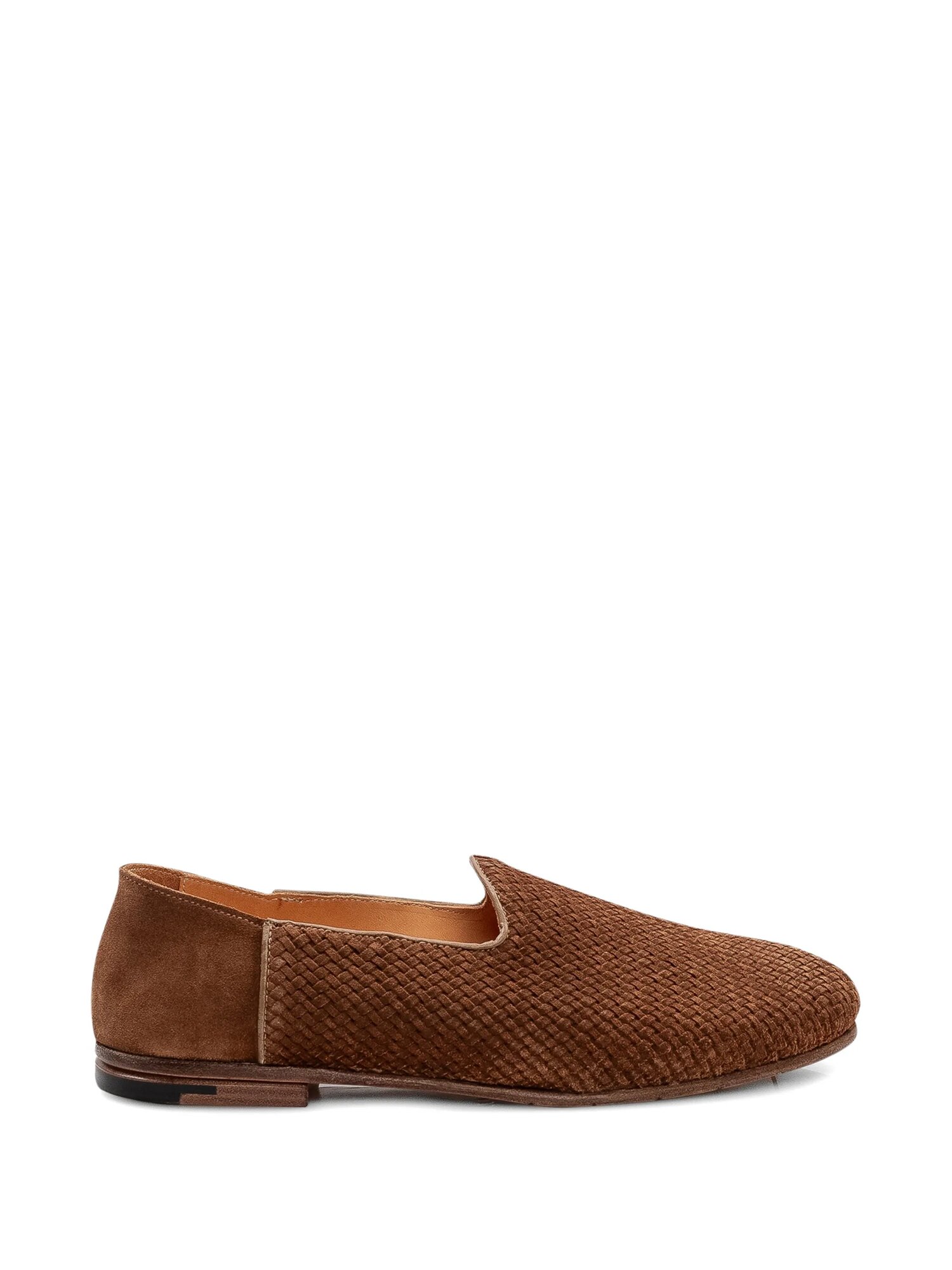 Лоферы Interwoven suede loafers