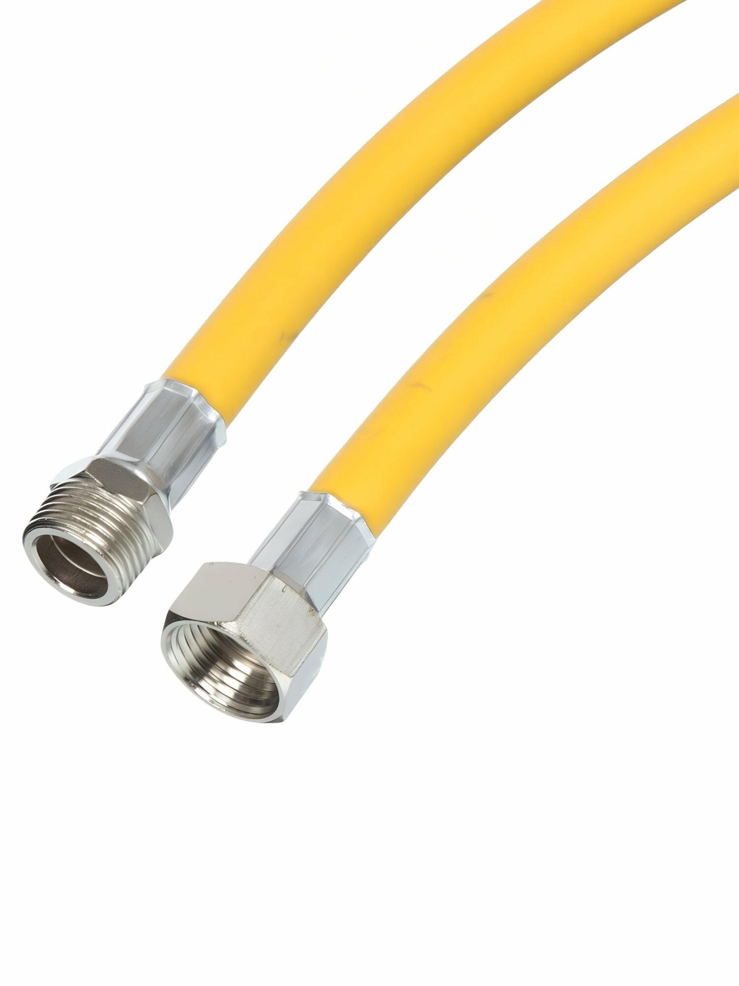 Гибкая подводка Tuboflex 3/4 дюйма, 0.8 м, гайка-штуцер, ПВХ шланг для газовой плиты, котла и колонки