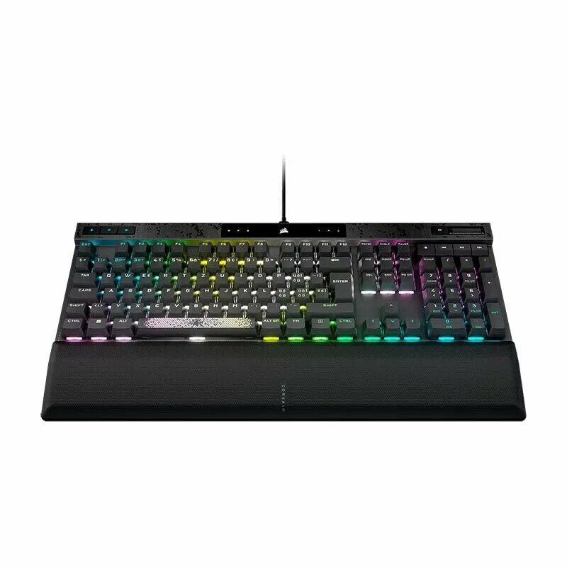Клавиатура проводная K70 MAX RGB, Английская раскладка, черный матовый, белый