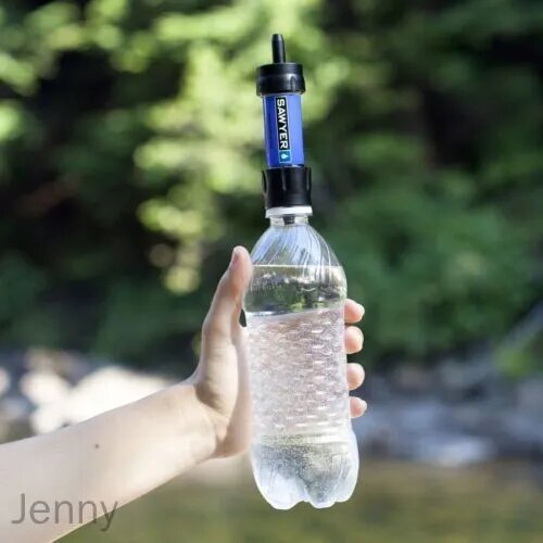 Фильтр для воды Sawyer Mini Water Filter Orange, портативная питьевая система — фото 1