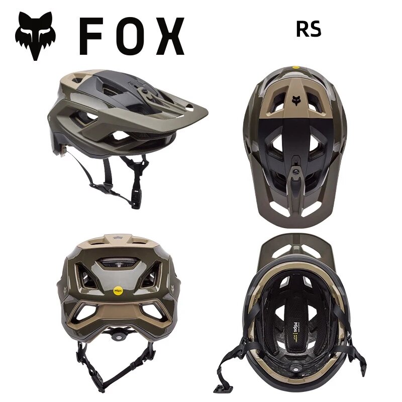 FOX Speedframe 2 Pro & RS шлем для горного велосипеда M, Зеленый, Military Green