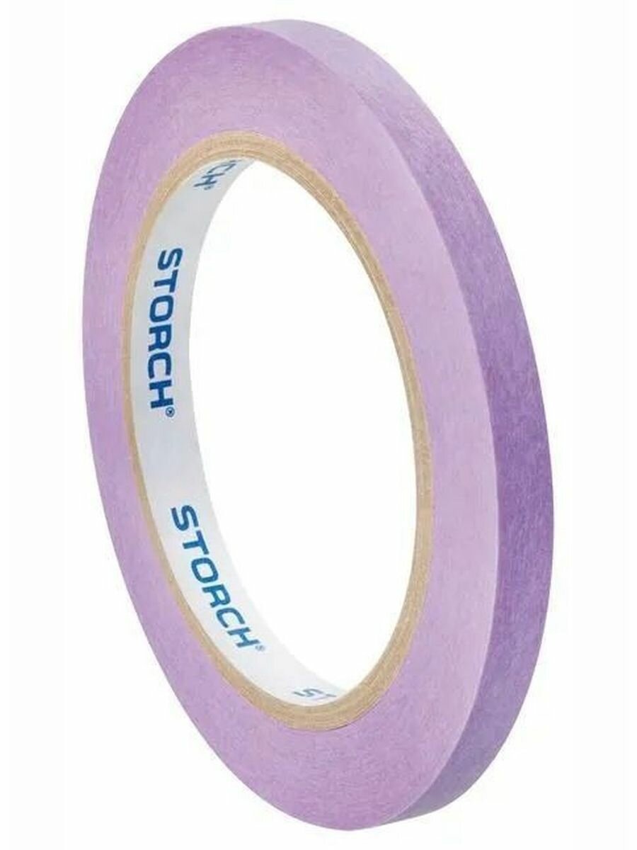 Лента малярная бумажная сверхтонкая STORCH Easypaper Linierband Das Schonende 9 мм, 50 м, фиолетовая