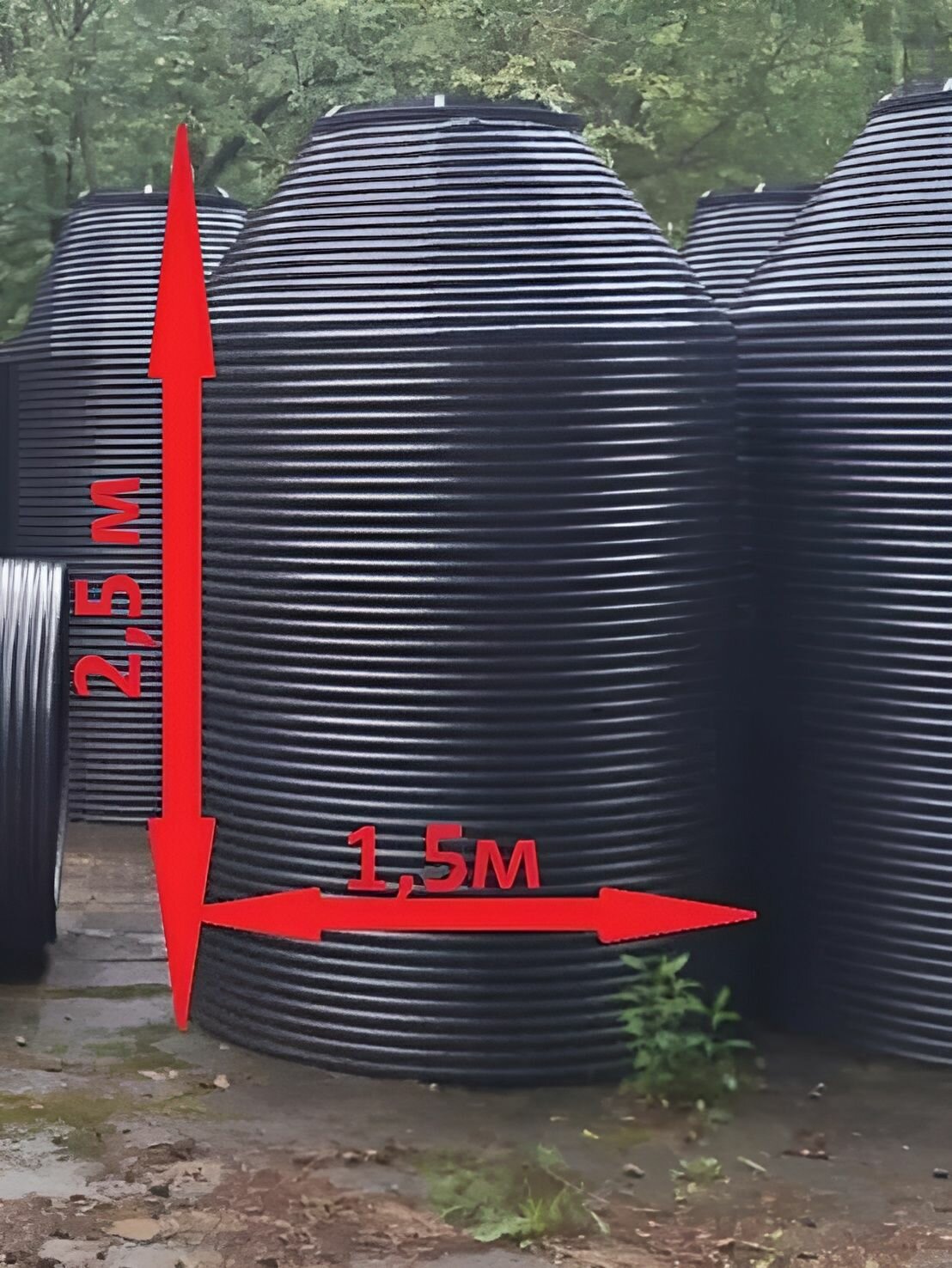 Пластиковые Кольца Пнд для колодцев, кессона, дренажа