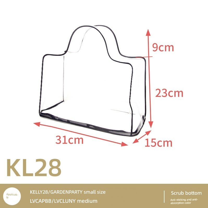 LV OntheGo маленькая сумка-пыльник, защитная накидка для сумок, белый роскошный аксессуар