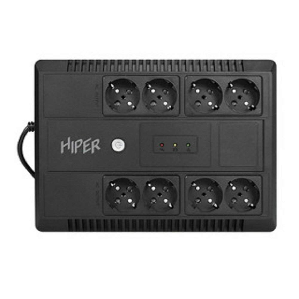 Hiper ИБП INLine LM-1000: Линейно-интерактивный 1000VA 600W Розетки: 8 CEE АКБ: Свинцово-кислотная, 12В 9 Ач