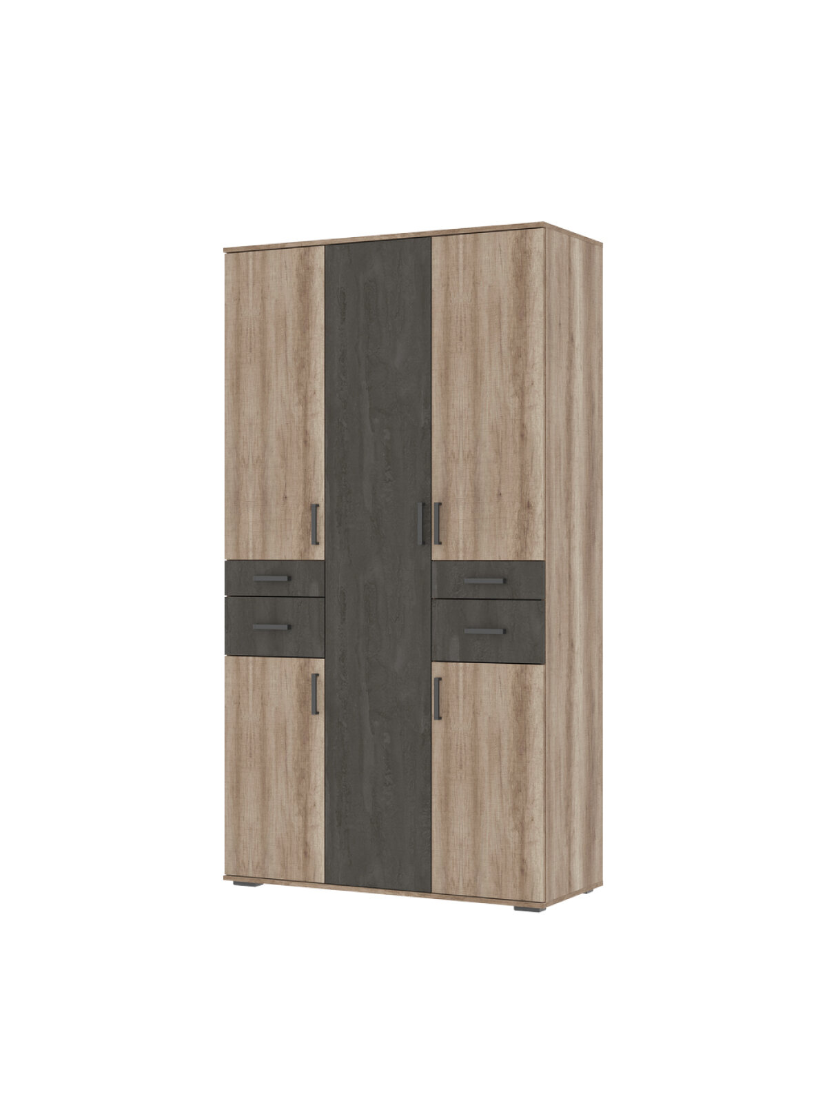 Шкаф "Нельсон-2" каньон Huge Mebel. Ширина 1200 Высота 2200. Шкафы распашные