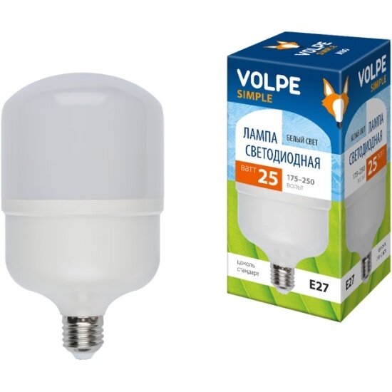 Светодиодная лампа Volpe LED-M80-25W/NW/E27/FR/S