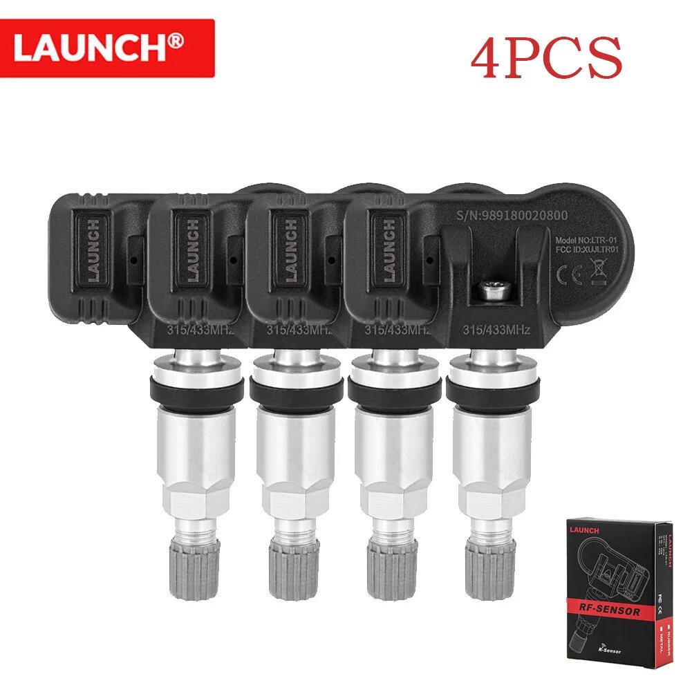 LAUNCH TPMS датчики 4шт 315/433 МГц