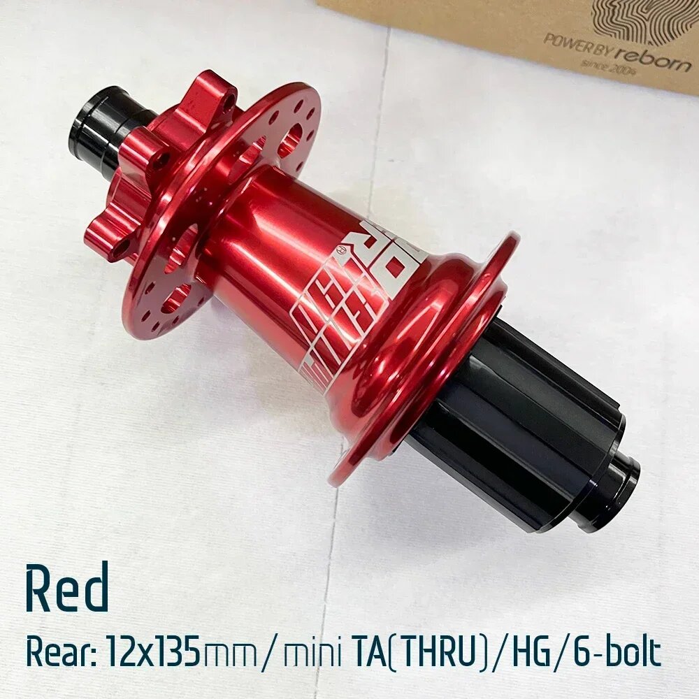 Koozer XM490 pro MTB задние ступицы 32H Красный, RD 32H 12x135TA HG