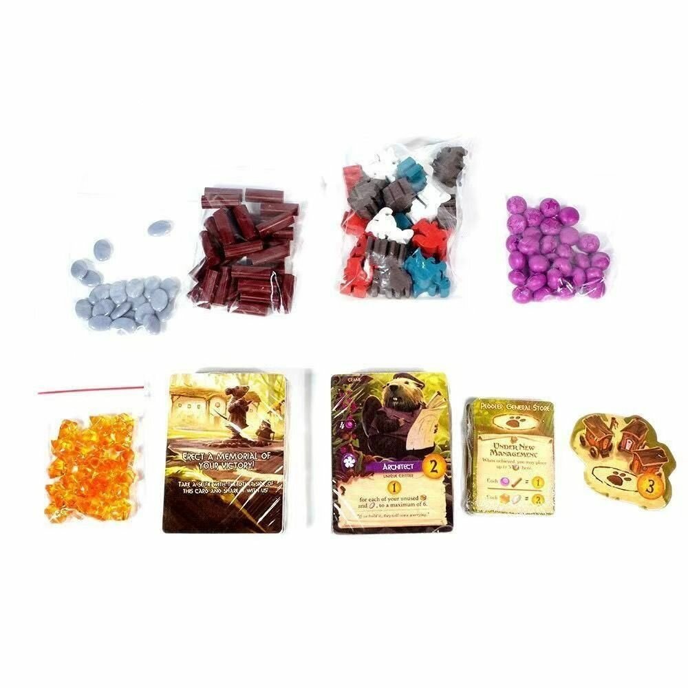 Английская версия настольной игры Everdell Wonderland Valley Город чудес, Зоопланктон, Настольная игра