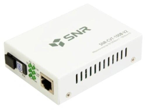 SNR-CVT-100B-V2 (Rev.M) / Медиаконвертер Медиаконвертер 10100-Base-T 100Base-FX, TxRx: 15501310нм,