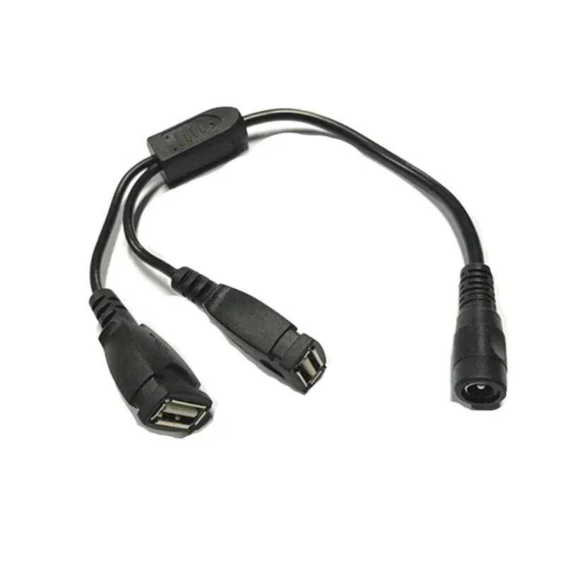 Преобразователь DC 5.5-2.1 на 2 USB А 5В 12В