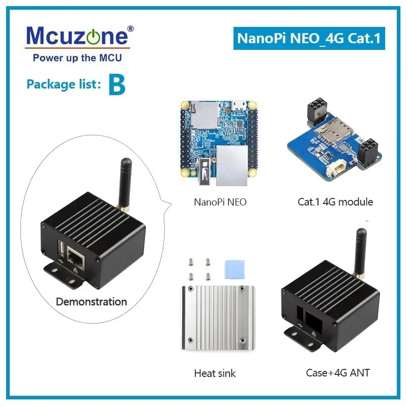 NanoPi NEO 4G Cat.1 LTE NEO case B CAT1-EU