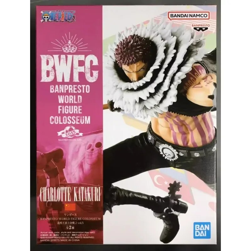 Оригинальный цельный Banpresto BWFC 22 см Шарлотта Катакури аниме фигурка игрушки подарок Коллекционная модель украшения