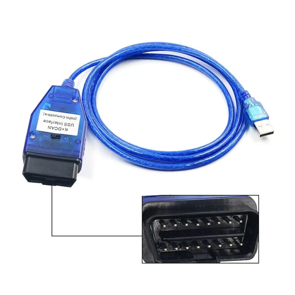Кабель диагностики KDCAN E OBD2 — фото 1