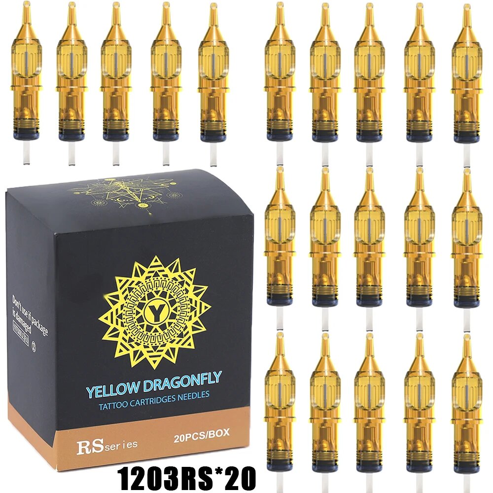Иглы для тату Yellow Dragon 1203RS 20 шт.