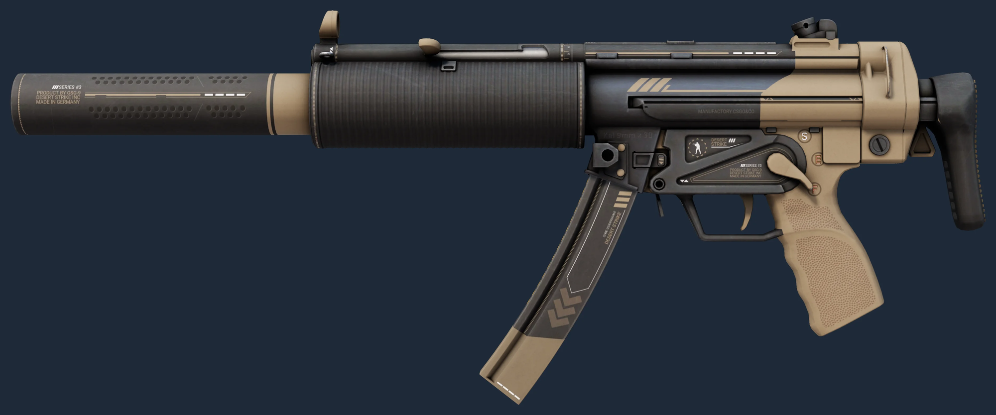 MP5-SD | Пустынная атака (Прямо с завода) Скины CS2 с быстрой автовыдачей steam trade