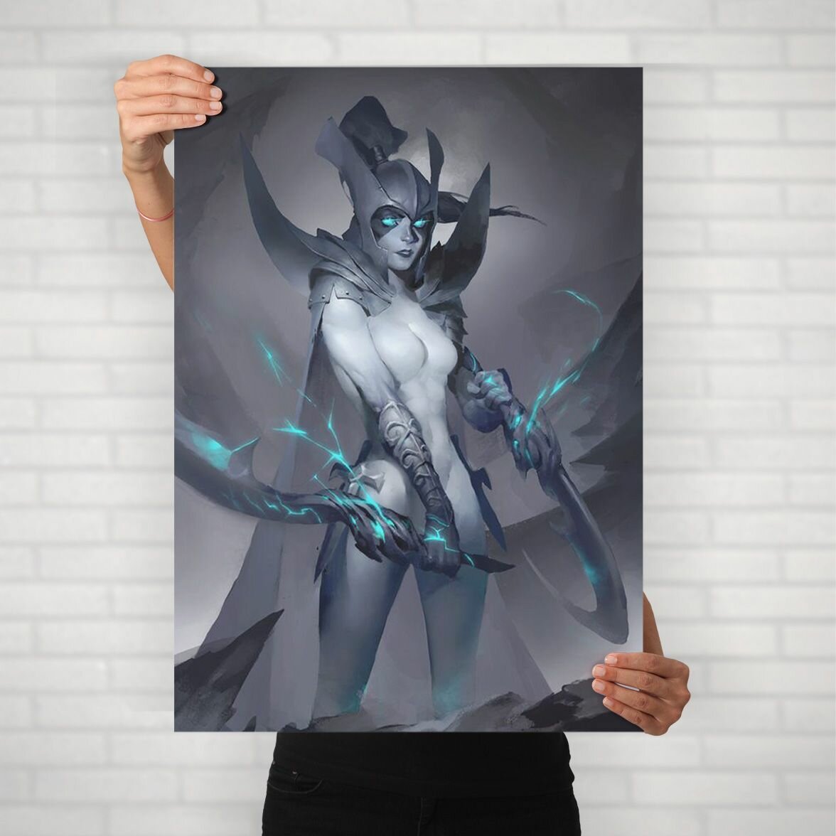 Плакат на стену для интерьера Dota 2 (Phantom Assasin 3) - Постер по игре формата A2 (42х60 см)