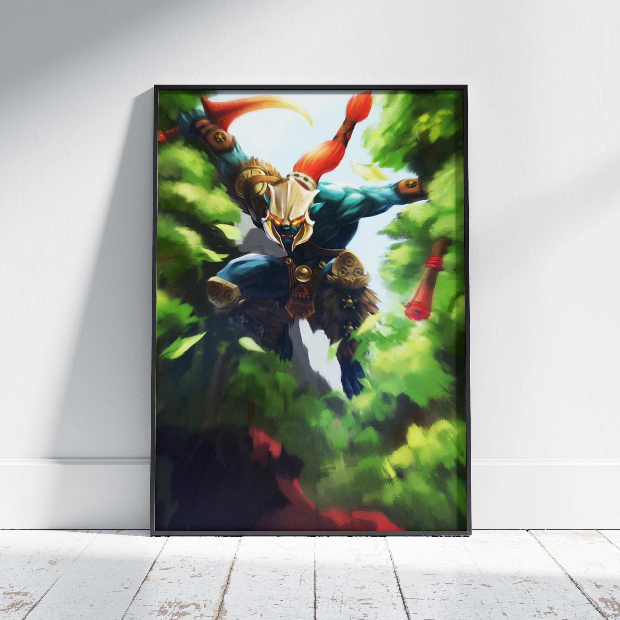 Плакат на стену для интерьера Dota 2 (Huskar 2) - Постер по игре формата A4 (21х30 см)