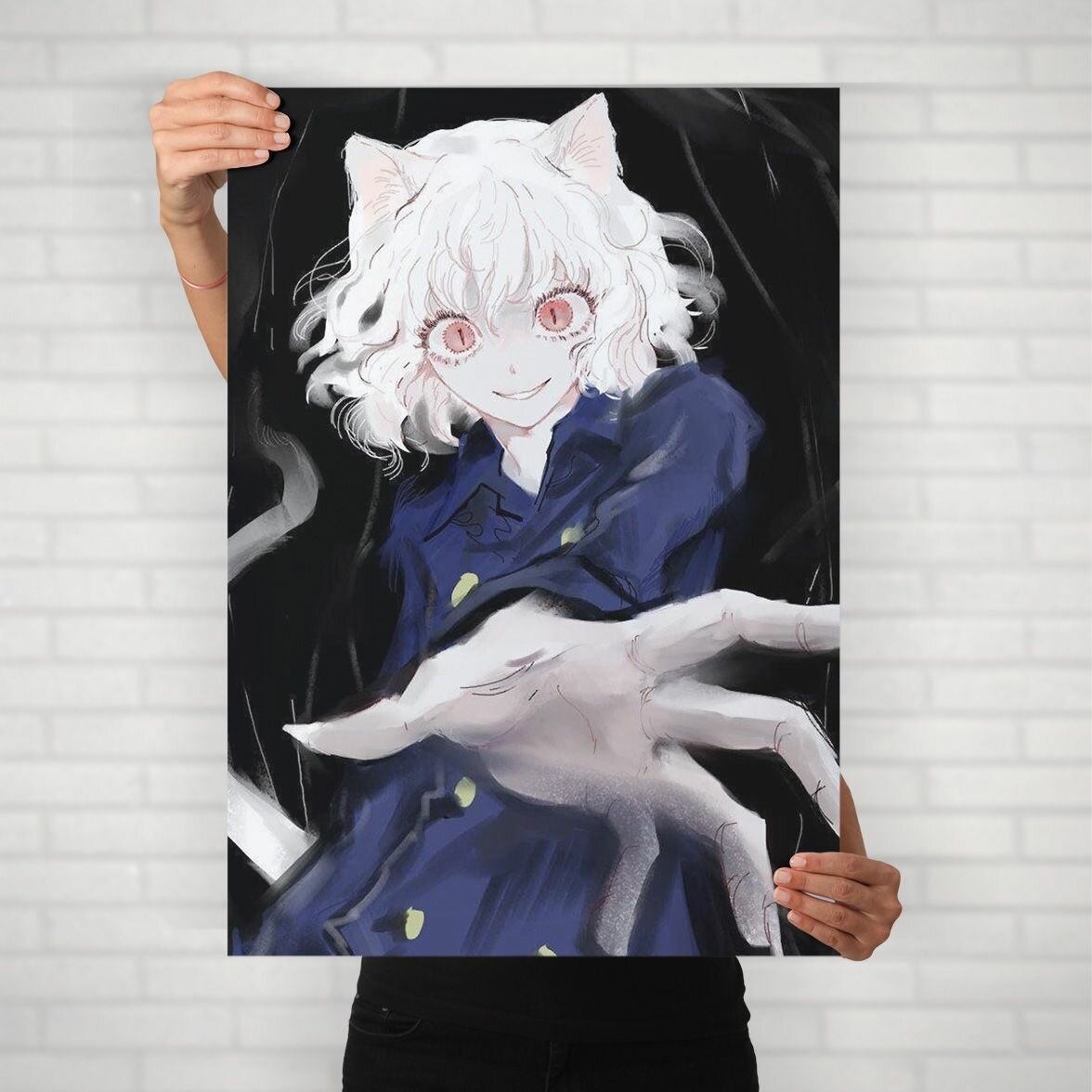 Плакат на стену для интерьера Hunter x Hunter (Неферпиту 5) - Постер по аниме формата A1 (60х84 см)