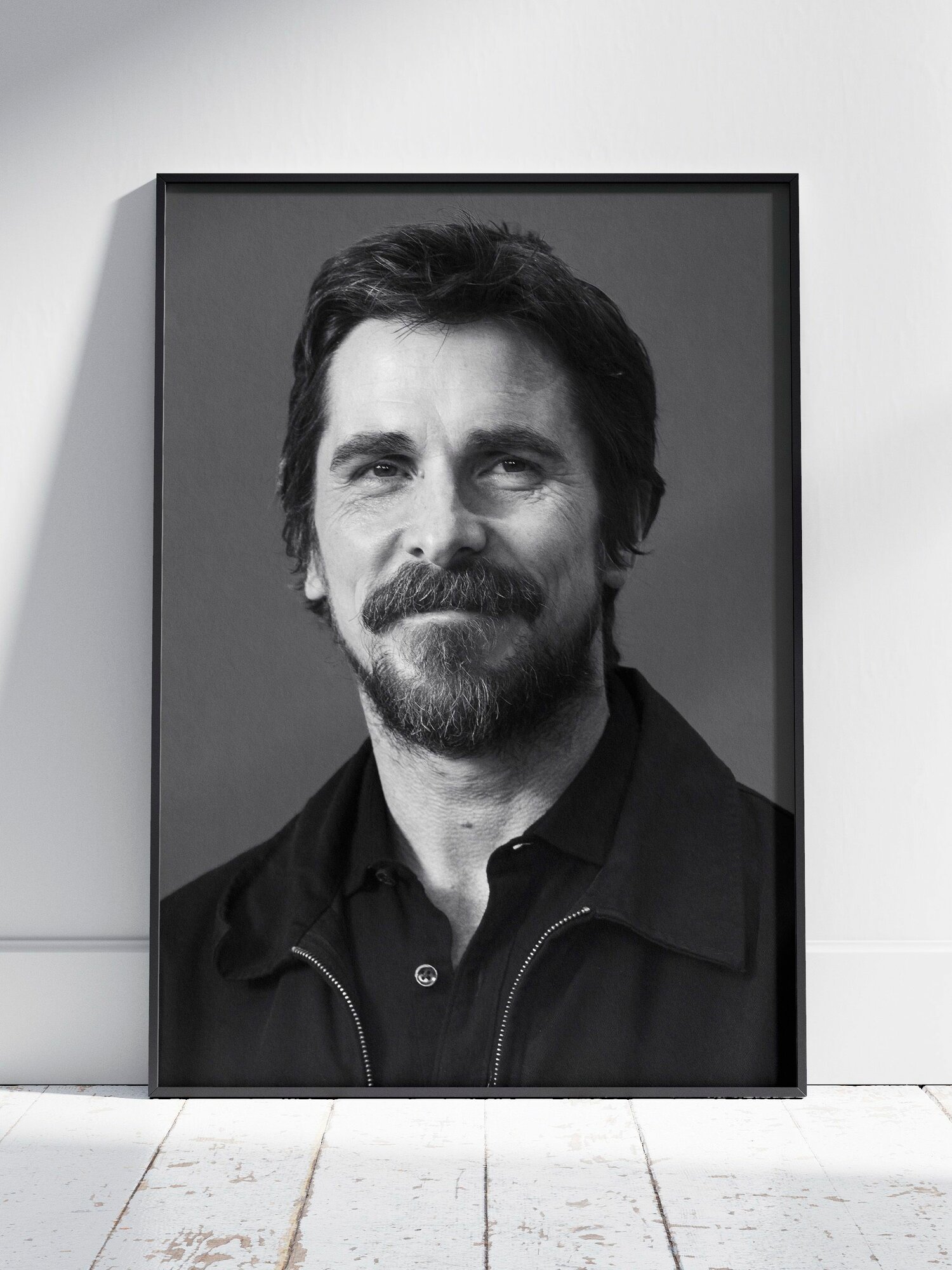 Плакат на стену для интерьера Кристиан Бейл (Christian Bale 23) - Постер по актеру фильма, кино, сериала формата A4 (21x30 см)