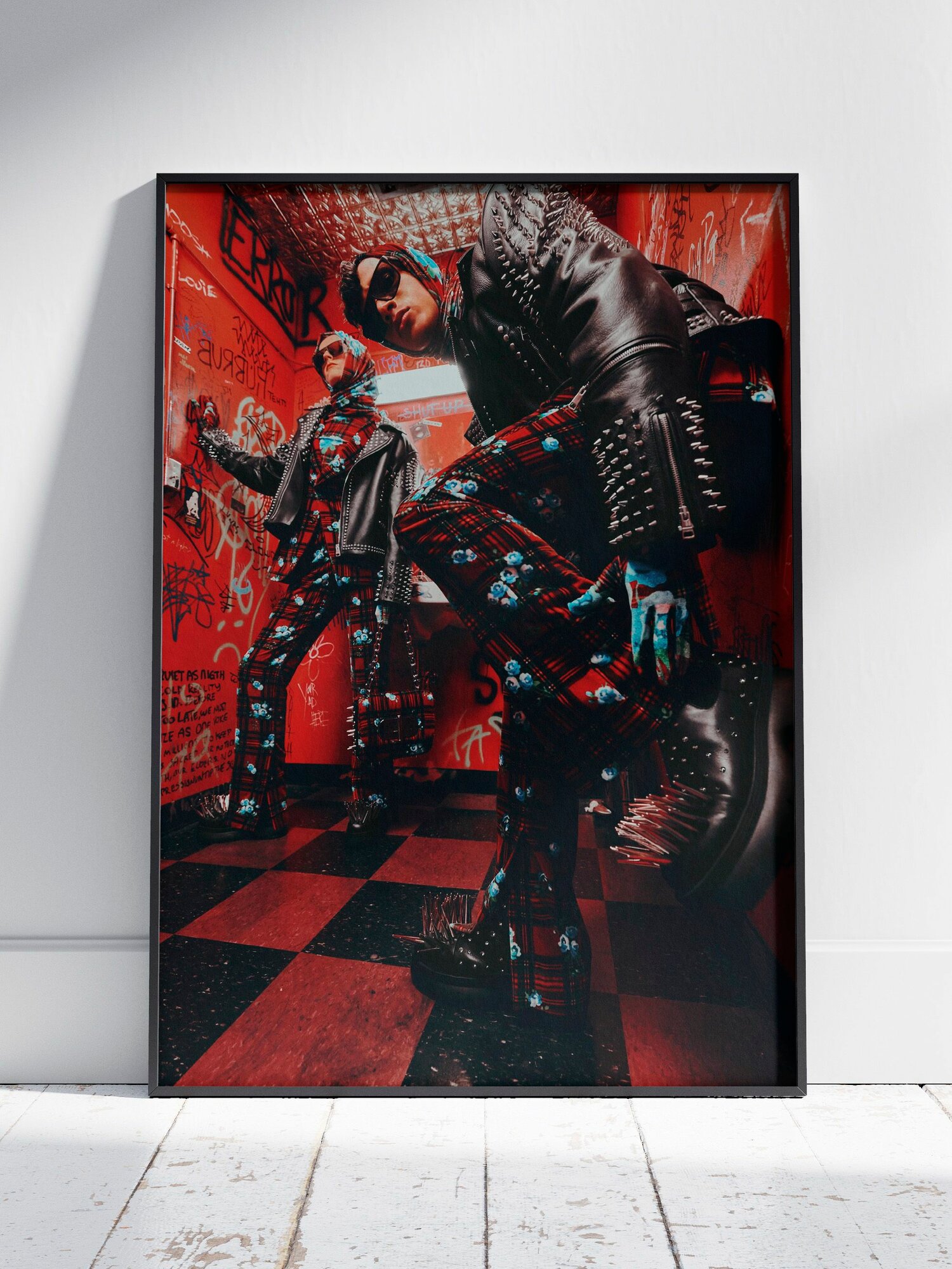 Плакат на стену для интерьера Стиль Панк (Punk Style 3) - Постер по моде и эстетике формата A4 (21x30 см)