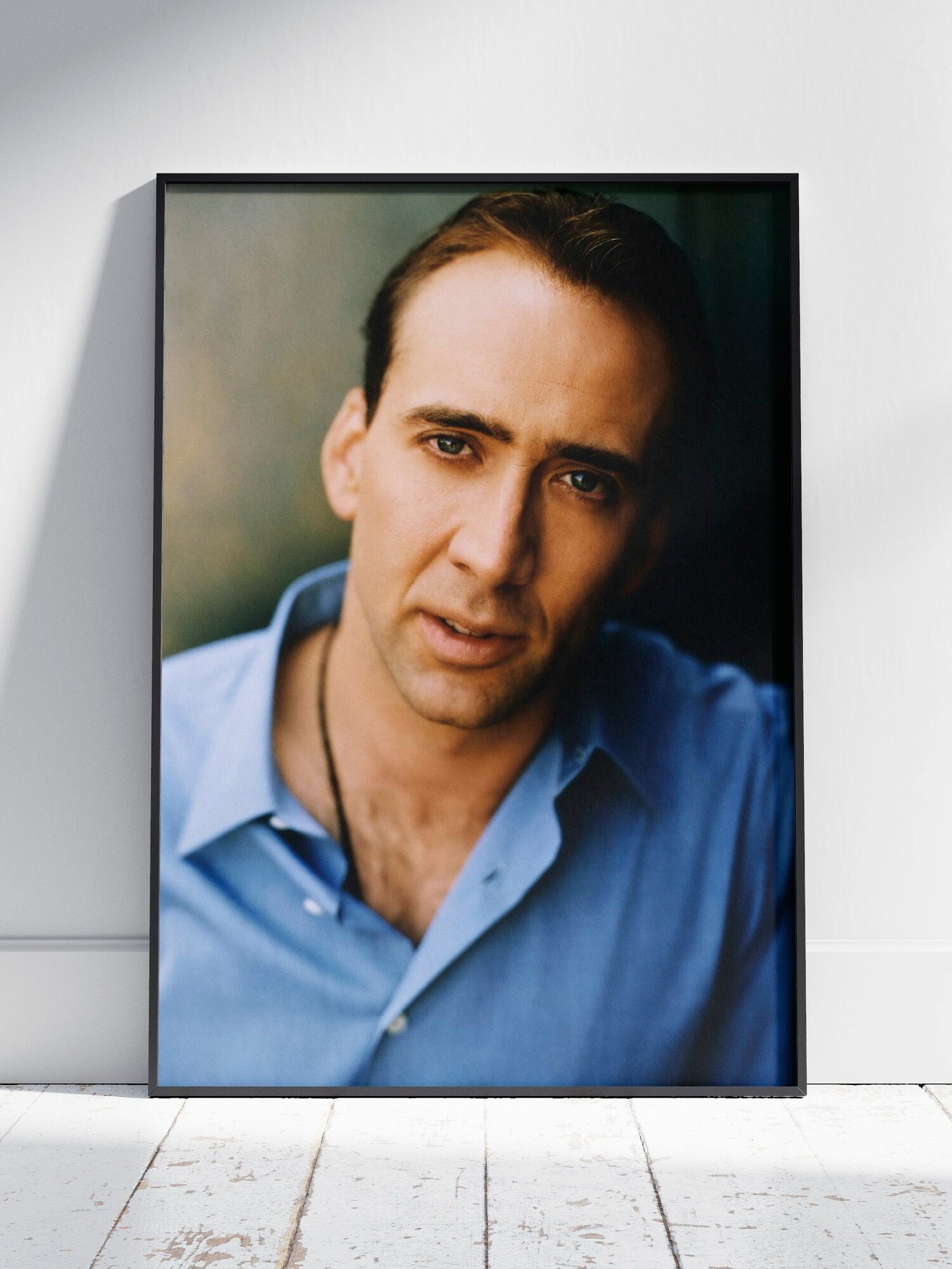 Плакат на стену для интерьера Николас Кейдж (Nicolas Cage 15) - Постер по актеру фильма, кино, сериала формата A4 (21x30 см)