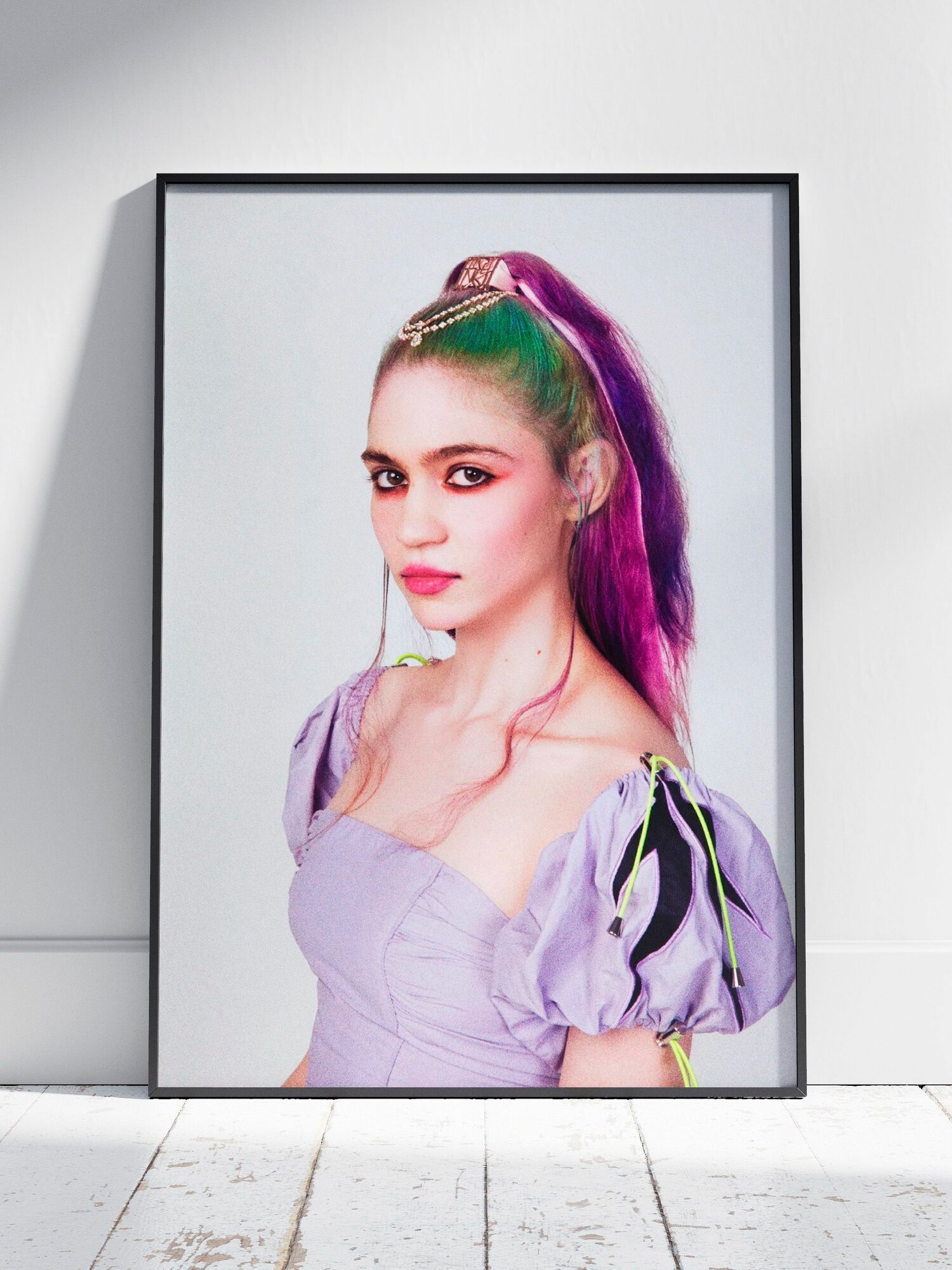 Плакат на стену для интерьера Граймс (Grimes 9) - Постер по музыке и артисту формата A4 (21x30 см)