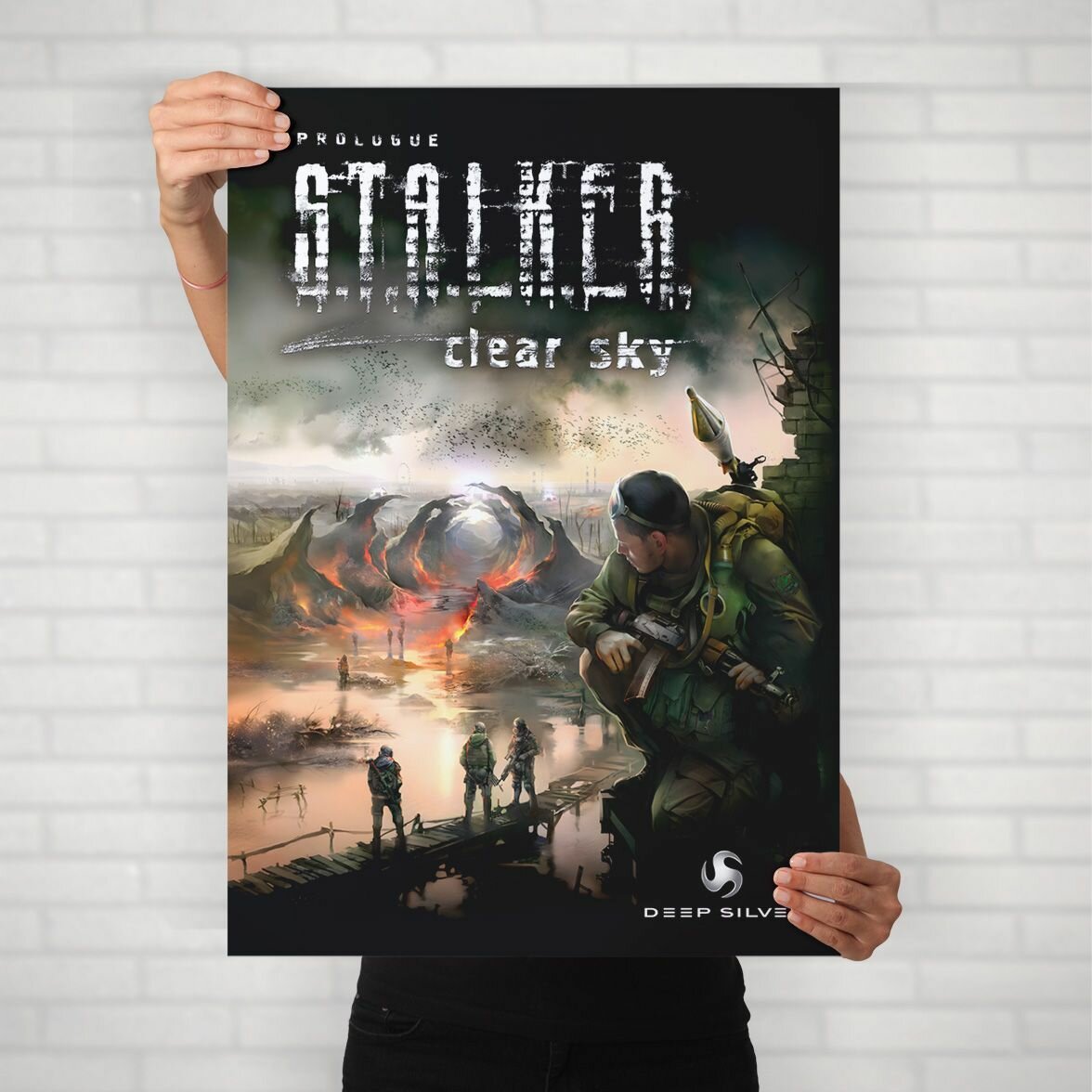 Плакат на стену для интерьера Сталкер (Общее 3) - Постер по игре S.T.A.L.K.E.R формата А1 (60x84 см)
