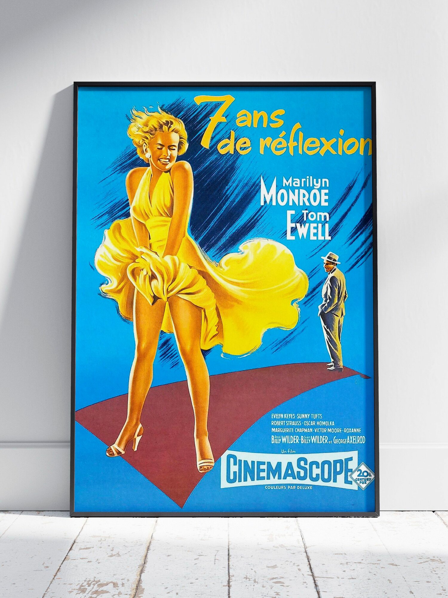 Плакат на стену для интерьера Мэрилин Монро (Marilyn Monroe 39) - Постер по актеру фильма, кино, сериала формата A4 (21x30 см)