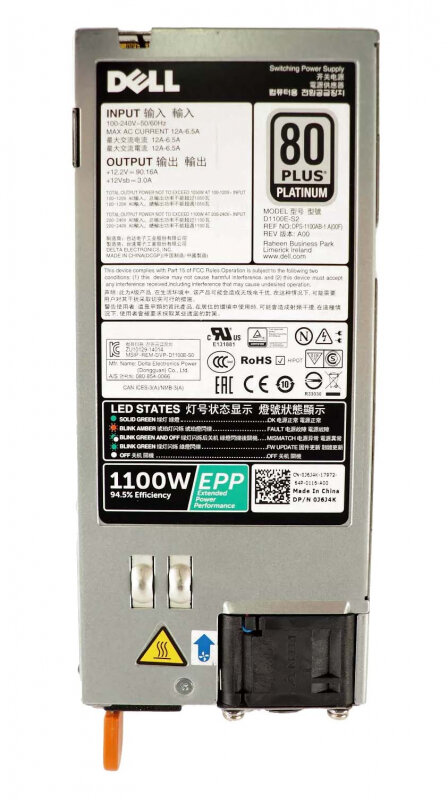 Блок Питания Dell J6J4K 1100W