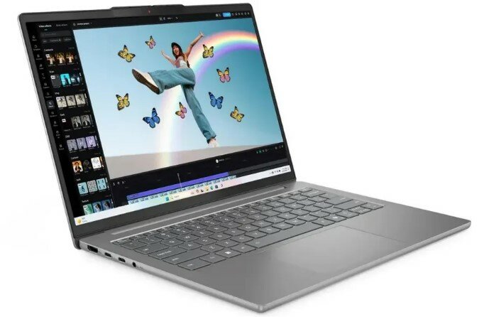 Ноутбук Lenovo IdeaPad Slim 5 14ARP10/14" OLED WUXGA 1920x1200/AMD Ryzen 7 7735HS/16 Gb/512 Gb SSD/AMD Radeon Graphics/No OS/серый/1.39 кг