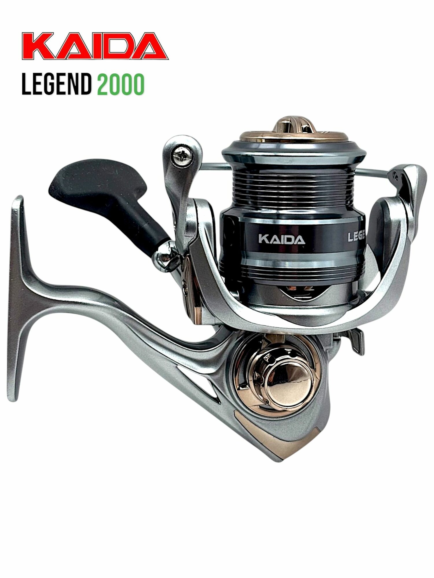 Катушка Kaida Legend 2000 5+1 для спиннинга, на удочку, кайда легенд