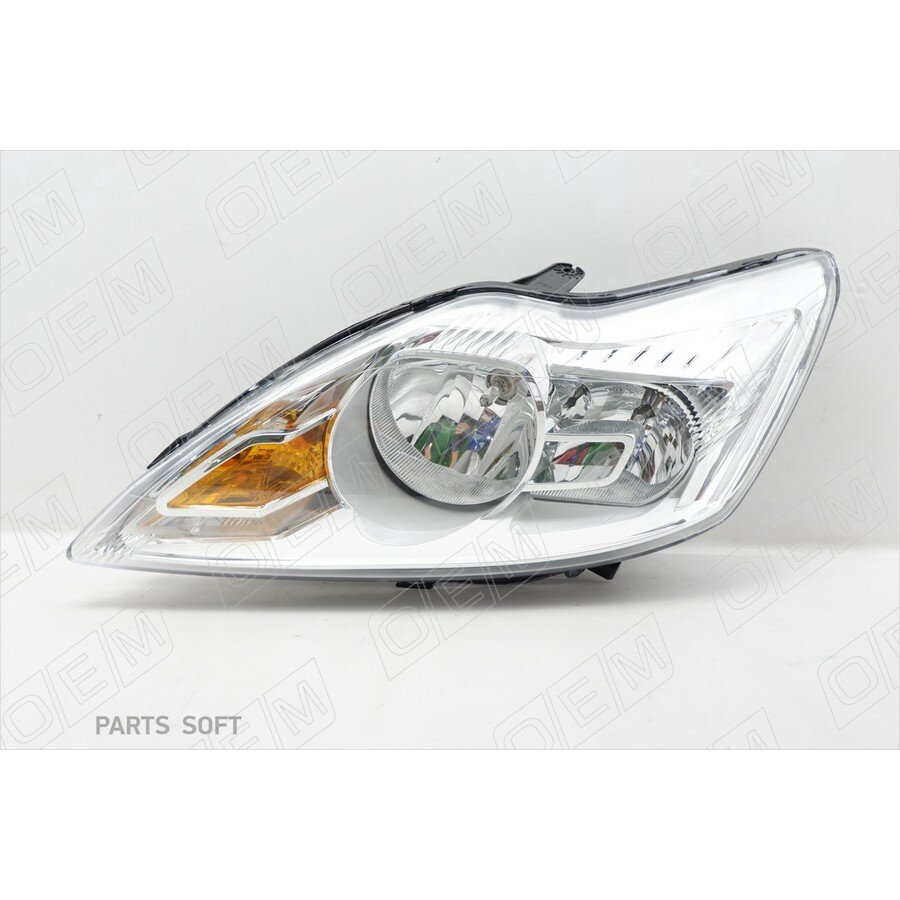 Фара левая Ford Focus 2 2008-2011, с корректором, от официального дистрибьютора, OEM, артикул OEM0283FL