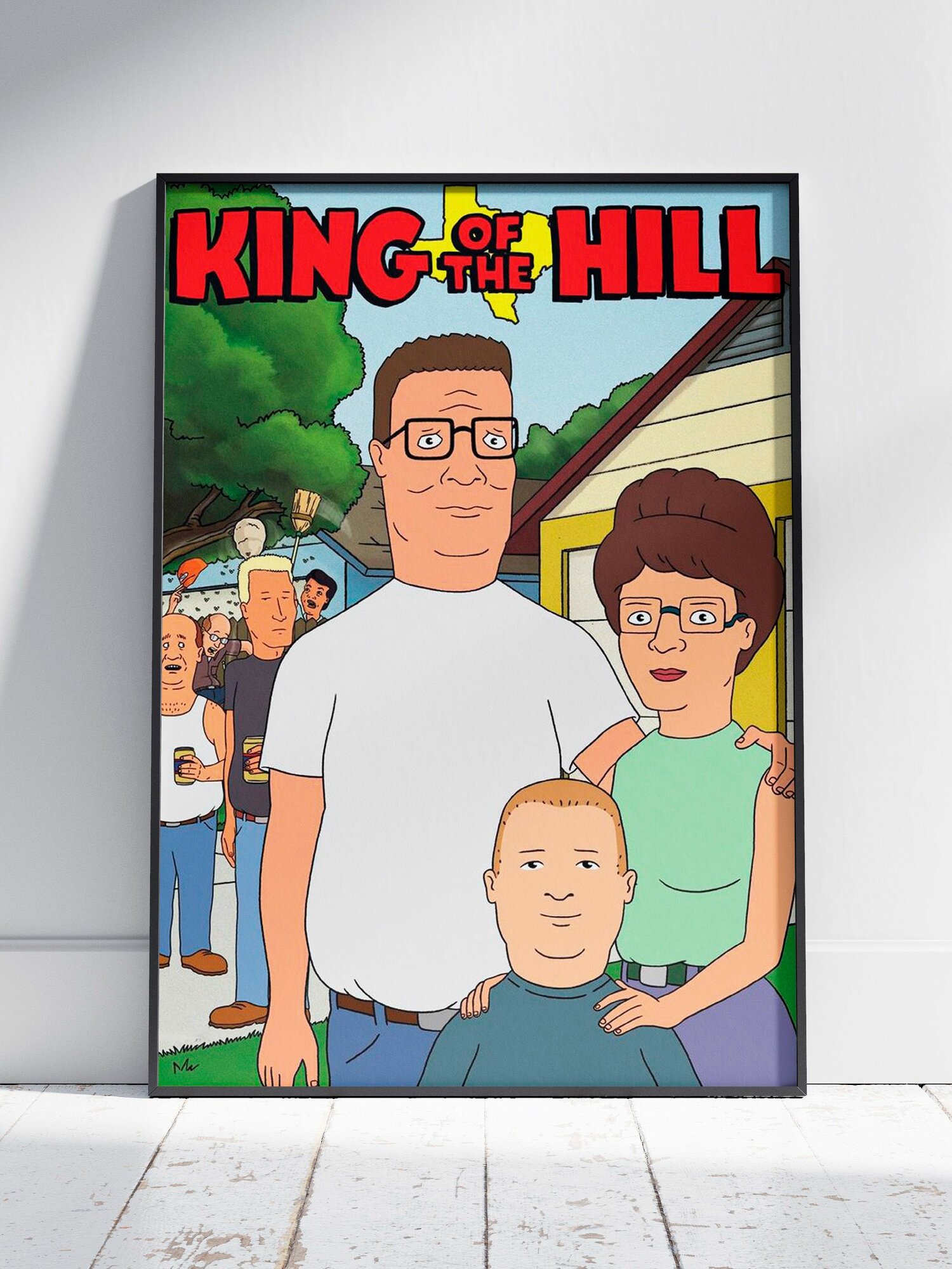 Плакат на стену для интерьера Король горы (King of the Hill 4) - Постер по фильму и кино формата A4 (21x30 см)