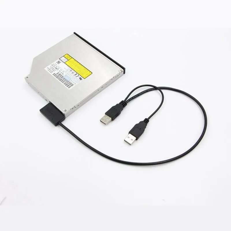 1 Шт. USB2.0 На 6+7 13-Контактный Кабель С Внешним Блоком Питания USB 2.0 Для Ноутбука Адаптер CD-ROM DVD-ROM ODD