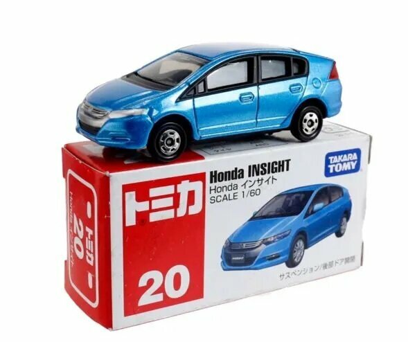 Машинка модель TAKARA TOMY Tomica 1:62 NO.20 Honda INSIGHT-BLUE alloy car model