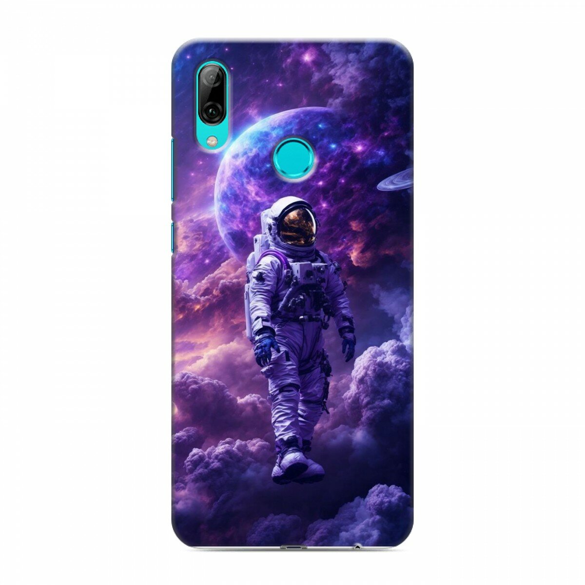 Чехол для Huawei P Smart (2019) с принтом Космонавт прогулка (Хуавей П Смарт 2019)