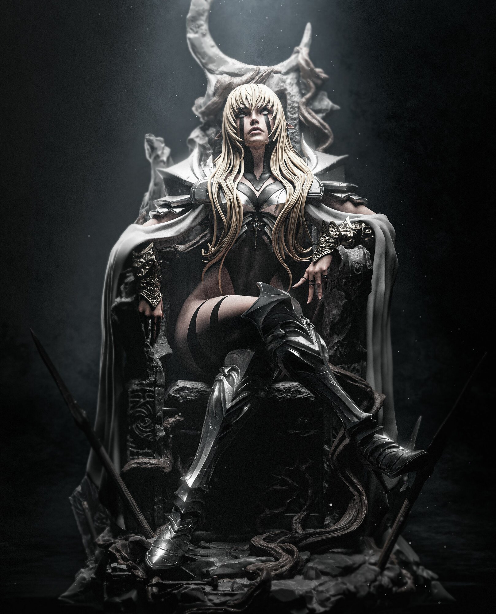 Сборная модель The Underworld s Grand Matriarch (Greek Mythology), 300мм (без базы), 1/6 для покраски