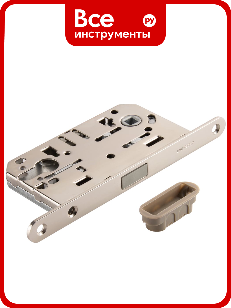 Магнитная защелка под ключевой цилиндр ADDEN BAU KEY-5085 MAG NICKEL бесшумная