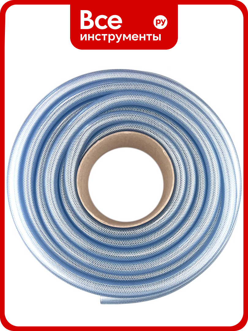 Прозрачный армированный шланг Профитт 16х22 мм, 20 м 7760411-1