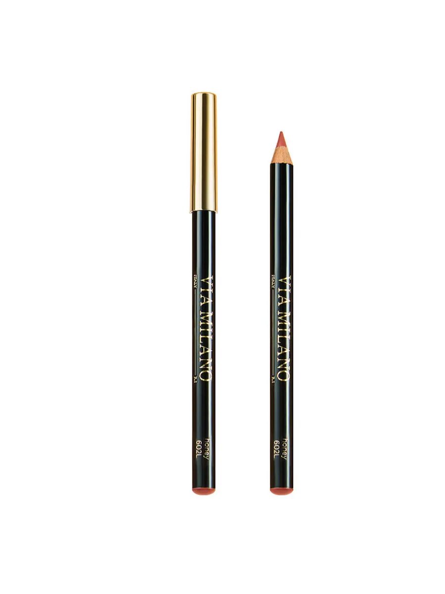 VIA MILANO Карандаш для губ интенсивный цвет High Definition & Intense Colour Lip Pencil, 602L Honey