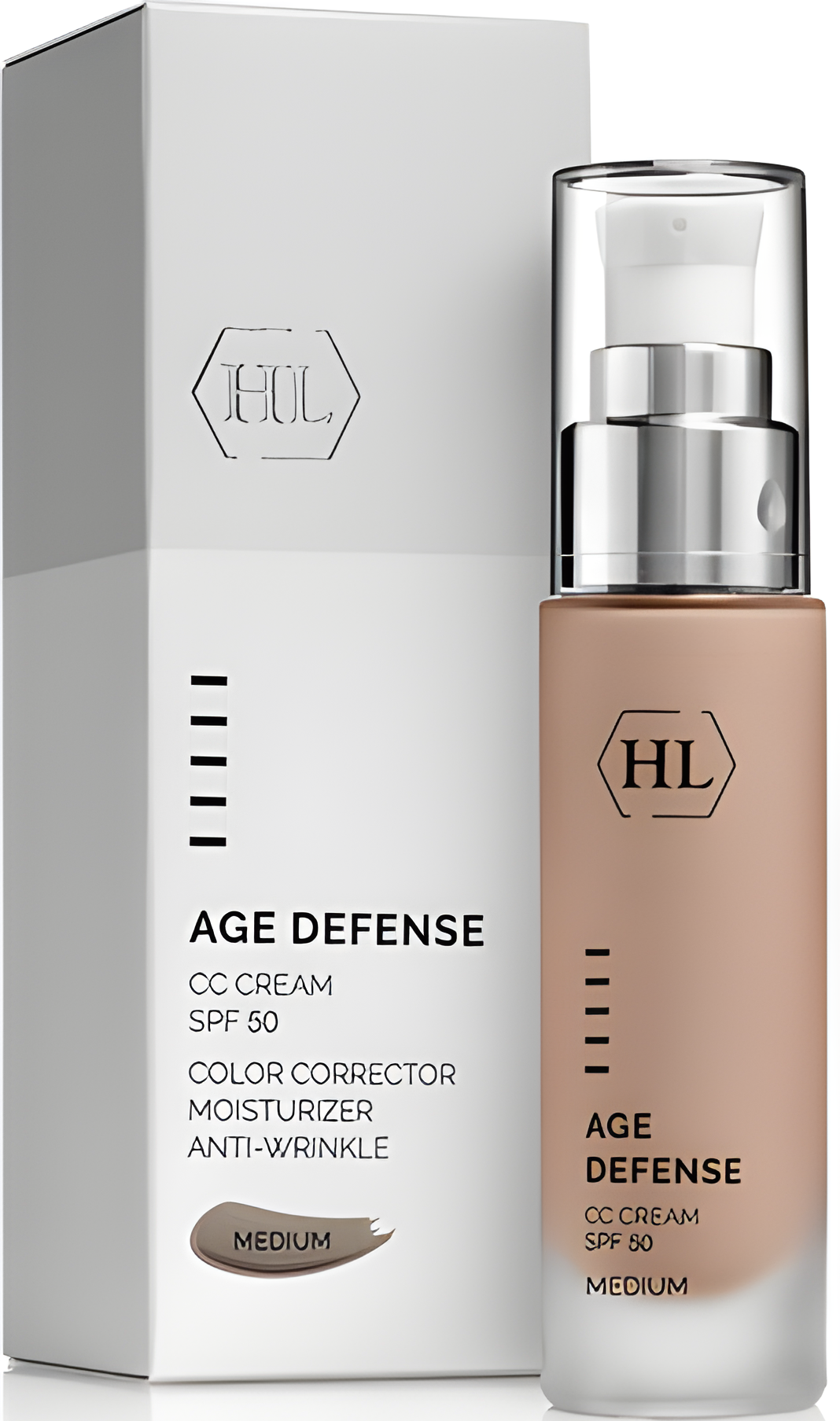 Holy Land AGE DEFENSE Корректирующий крем Medium SPF50 AGE DEFENSE CC Cream Medium SPF50 30ml